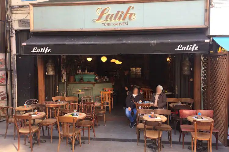 Latife Türk Kahvesi menü fiyatları 2022-2023.Galata, İstanbul Café ...