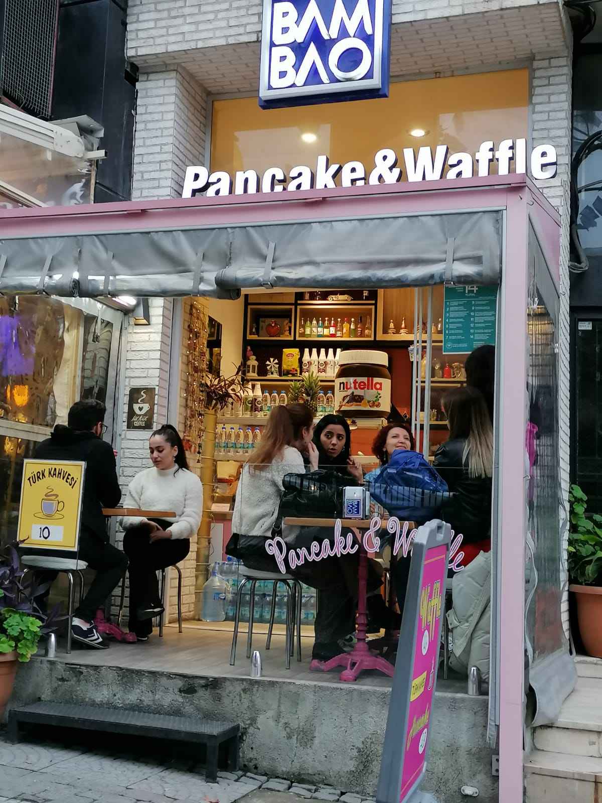 Bambao Pancake&Waffle menü fiyatları 2022-2023.Ortaköy Merkez, İstanbul ...