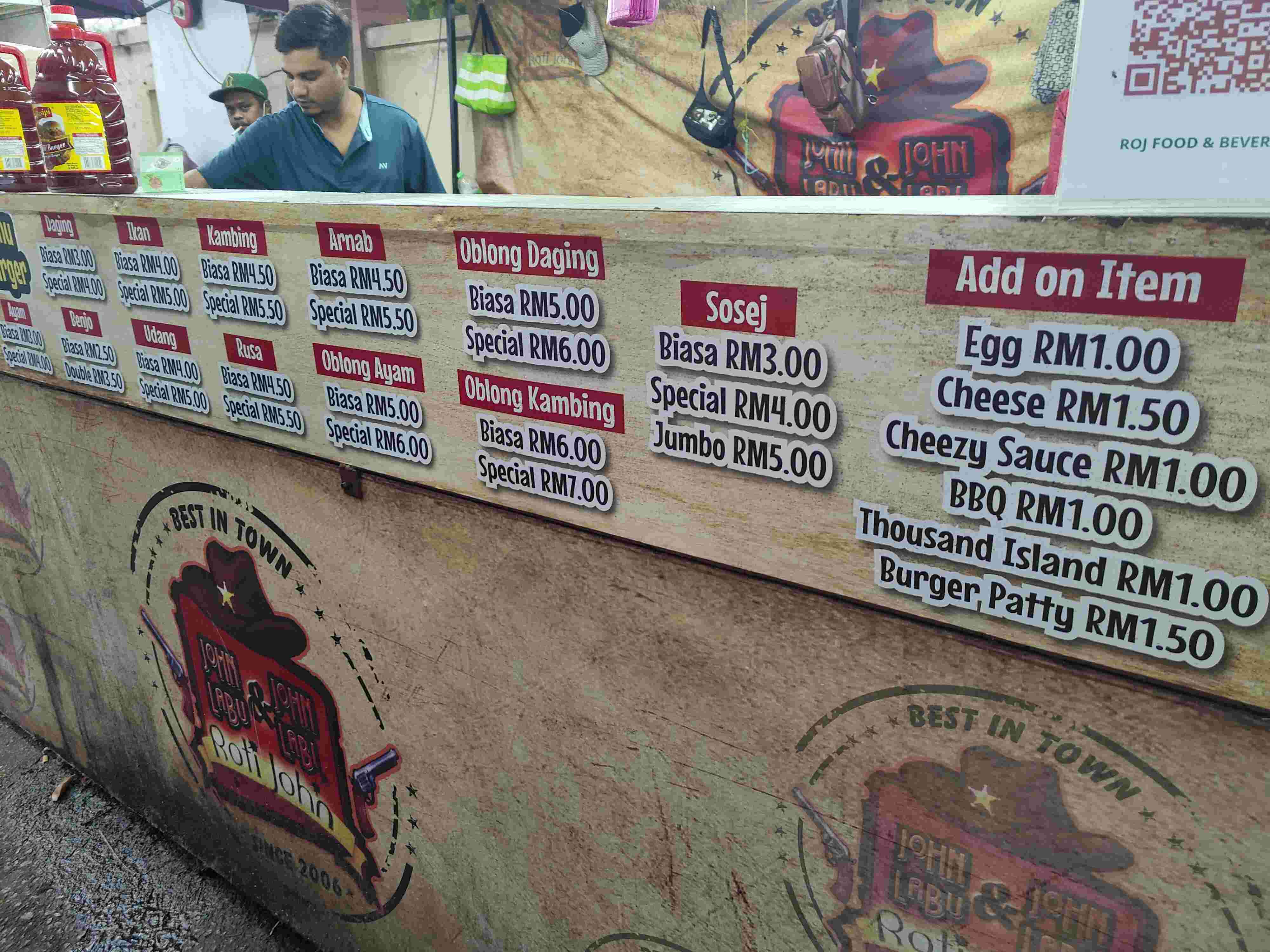 Burger & Roti John Labu Labi, West, Kuala Lumpur | YummyAdvisor