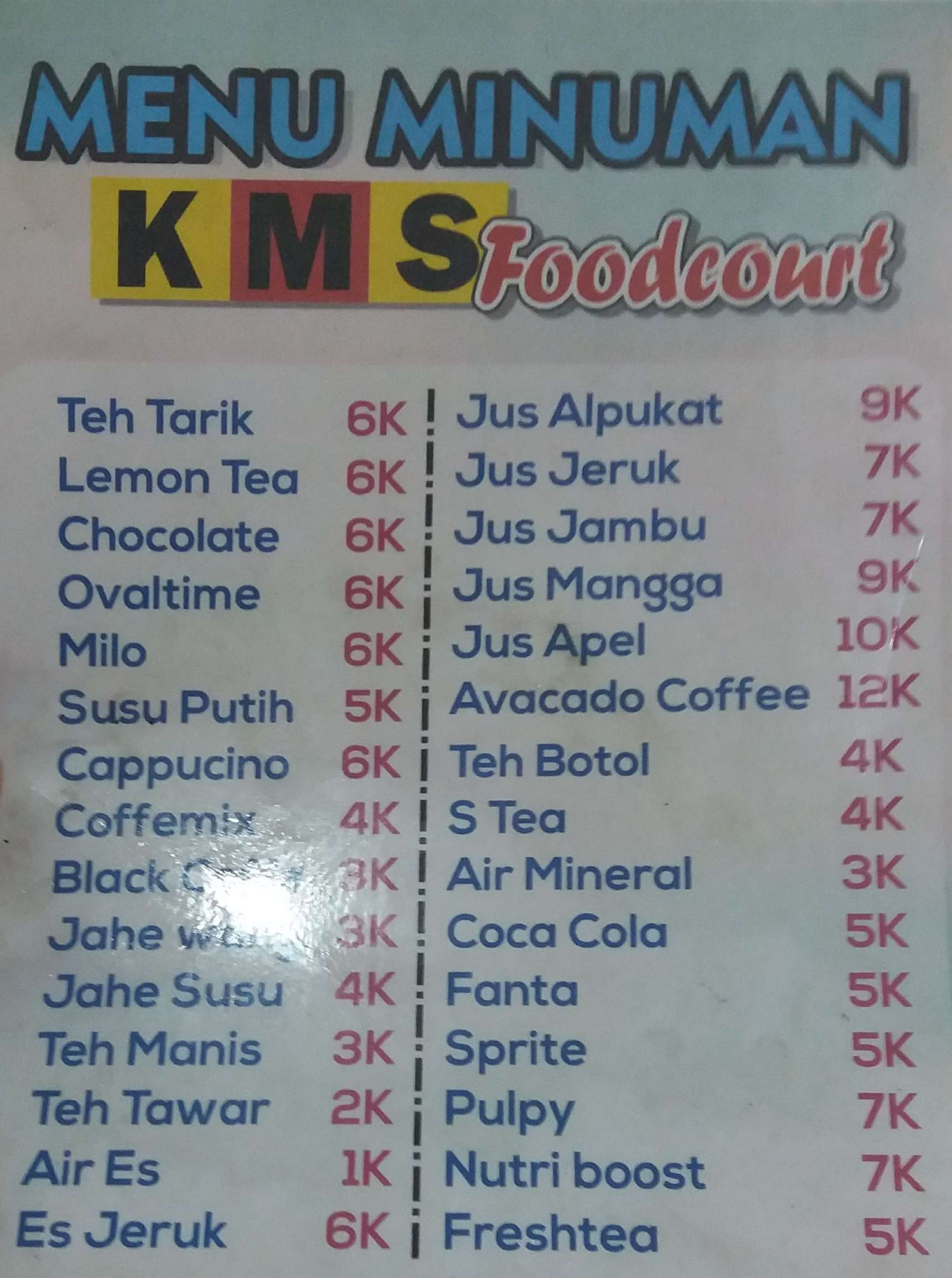Minuman KMS Foodcourt terdekat - Restoran dan Tempat Makan Restaurant ...