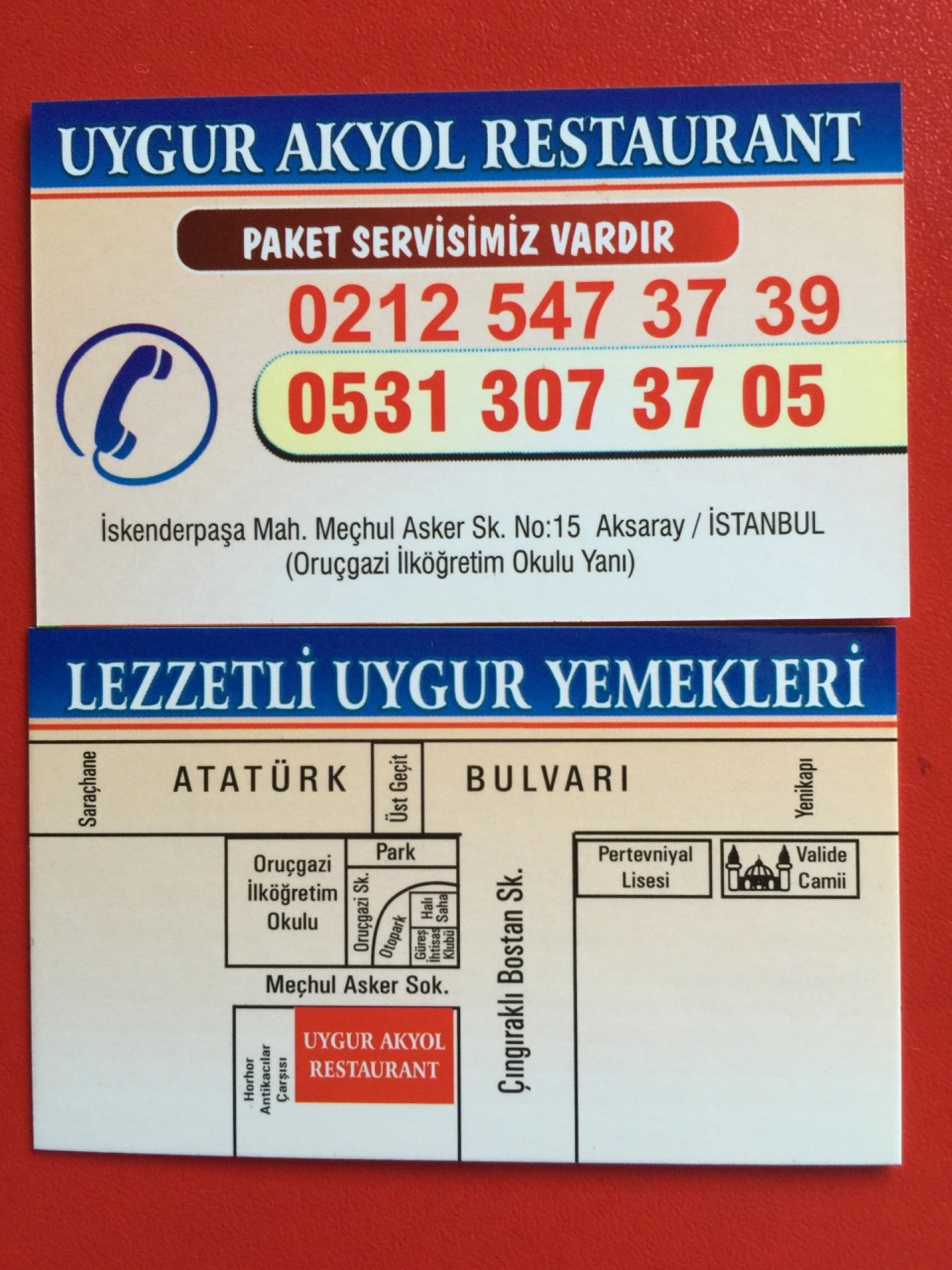 Akyol Uygur Lokantasi menü fiyatları 2022-2023.İskenderpaşa, İstanbul ...