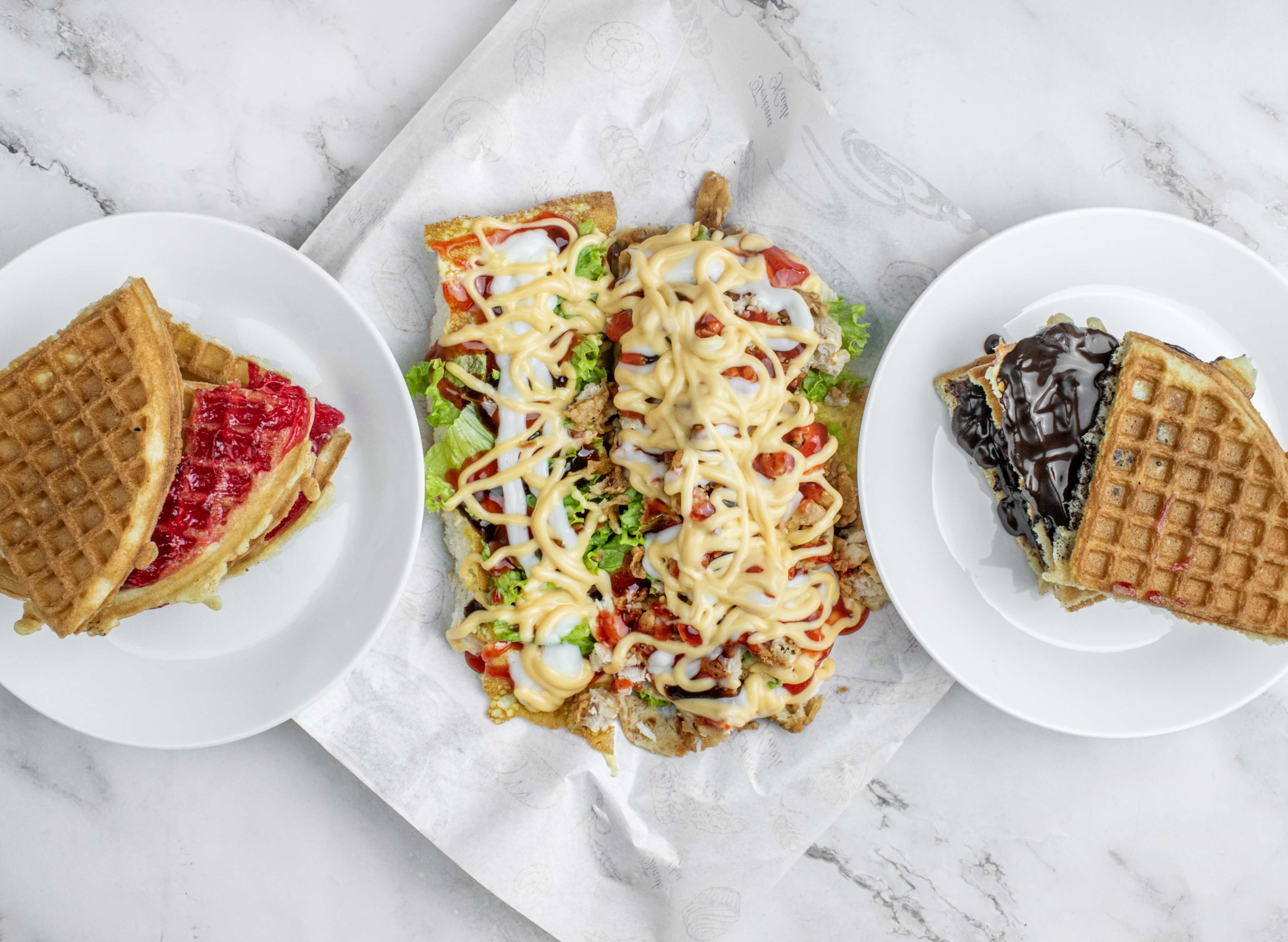 DAFFAN WAFFLE STATION @ Mydin Hulu Langat, Chicken, Ulu Langat ...