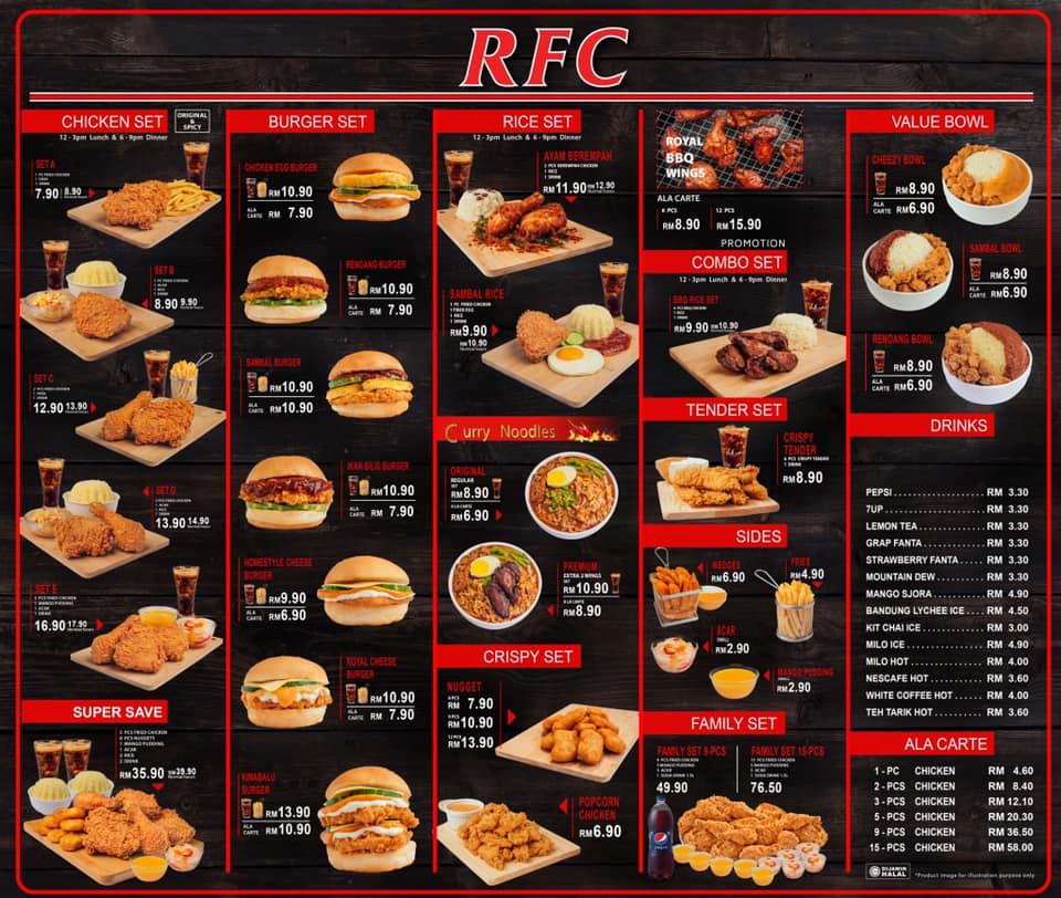 Royal Fried Chicken (RFC), Fast Food, Kota Kinabalu | YummyAdvisor