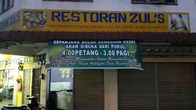 Restoran Zul menu and price 2022-2023 | YummyAdvisor