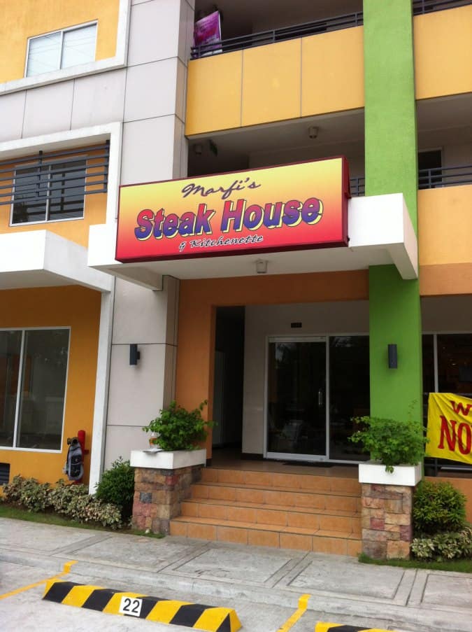 Marfi's Steakhouse menu price 2022-2023 near Santa Lucia in Pasig ...