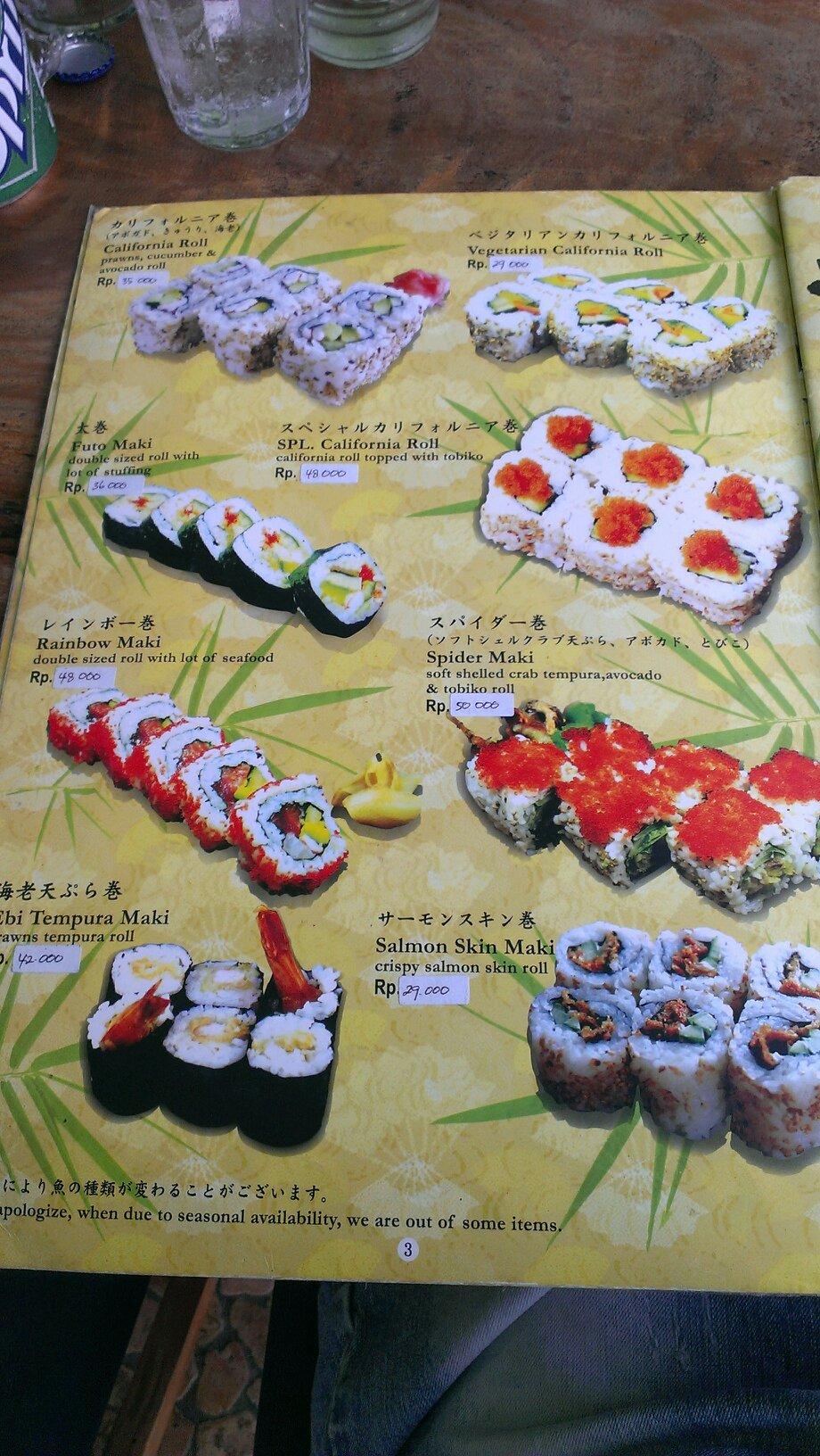 Ryoshi Mall Bali Galeria terdekat - Restoran dan Tempat Makan Jepang ...