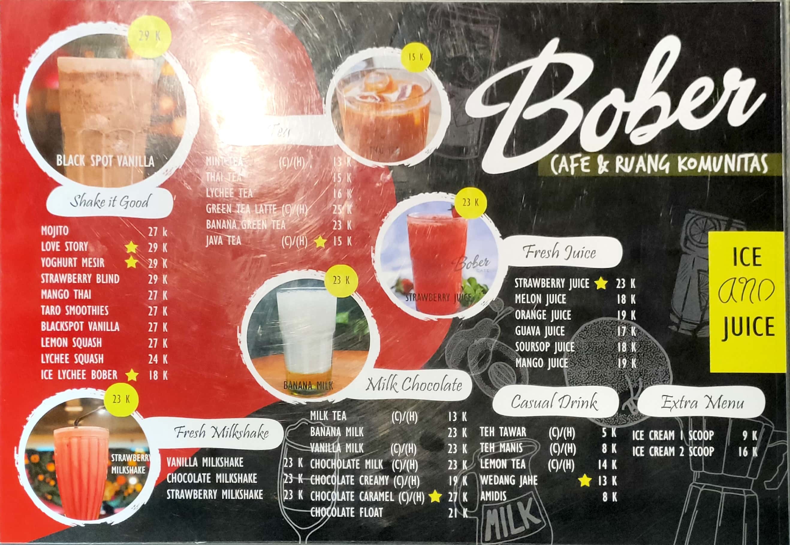 Harga Dan Menu Bober Cafe 2022 | Reviewmotors.co