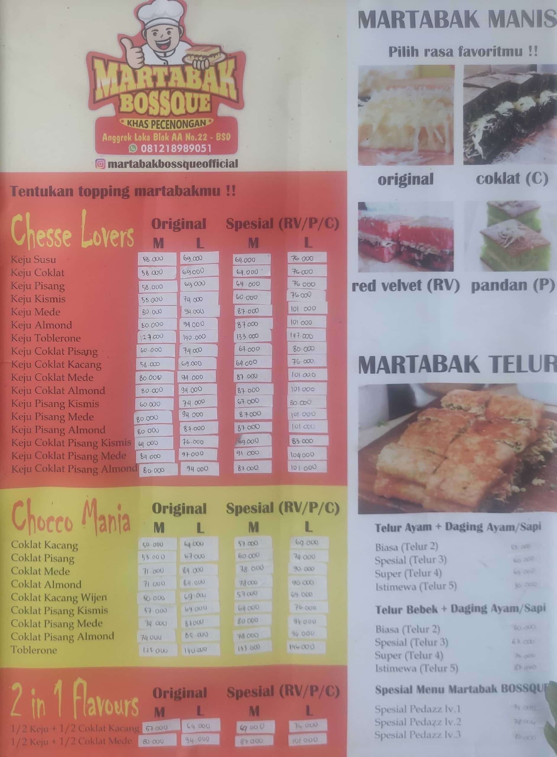 Martabak Bossque terdekat - Restoran dan Tempat Makan Indonesia ...
