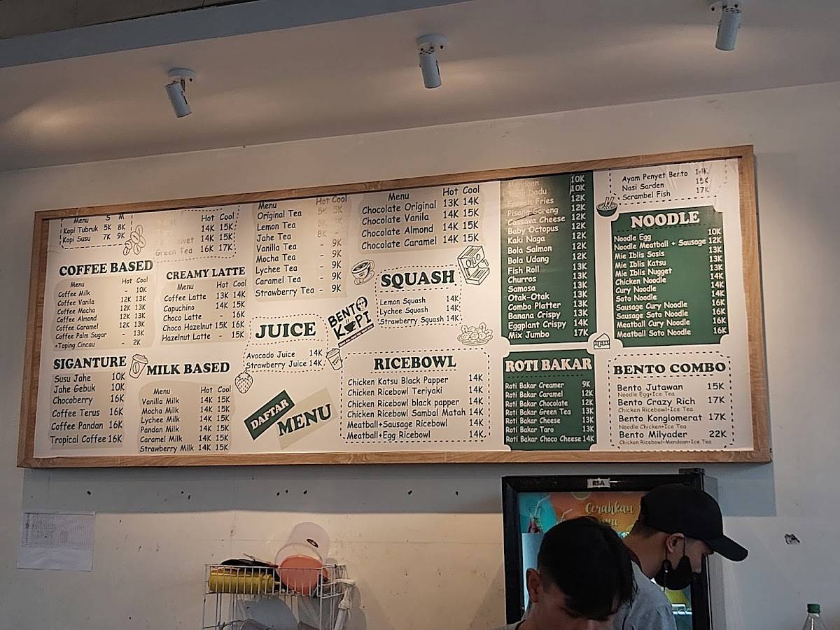 Menu Bento Kopi - Perumperindo.co.id