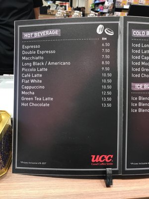 UCC Cafe, Tea & Coffee, Kuala Lumpur | YummyAdvisor