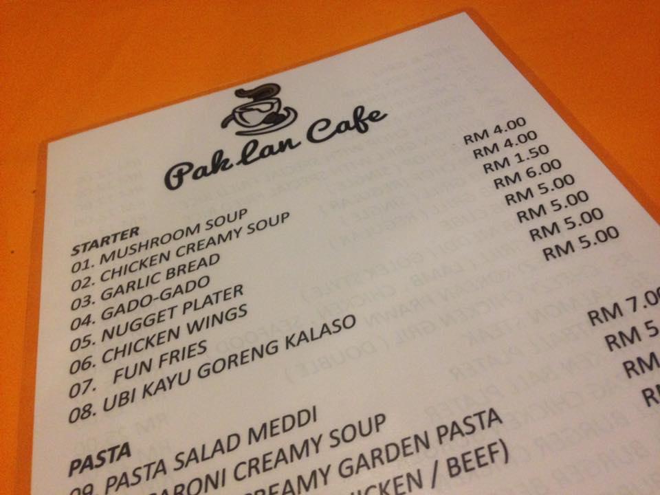 Pak Lan Cafe menu and price 2022-2023 | YummyAdvisor