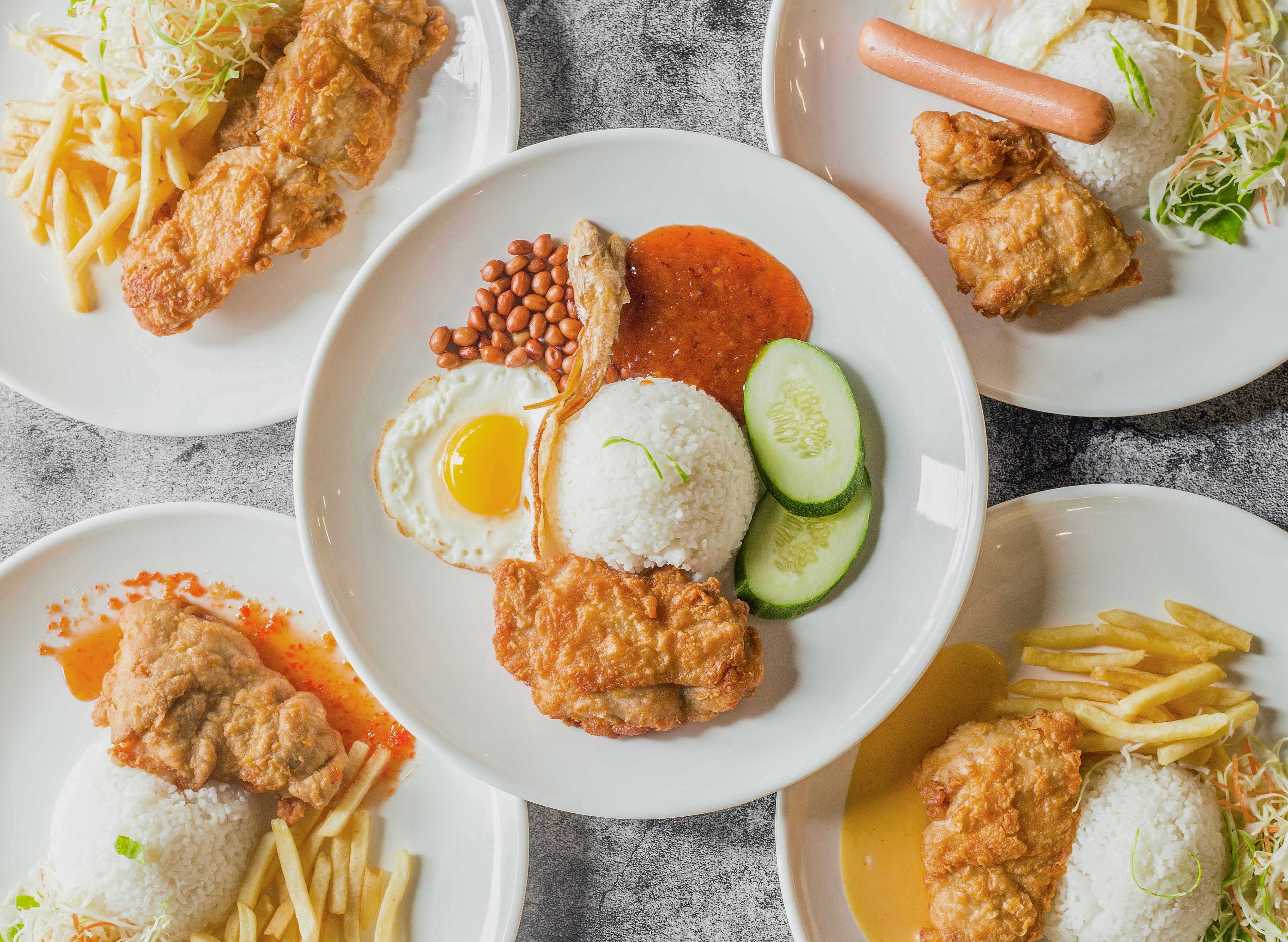 Shuan Sheng Salad Chicken Rice @ Big Thumbs Cafe, Chinese, Kuching ...
